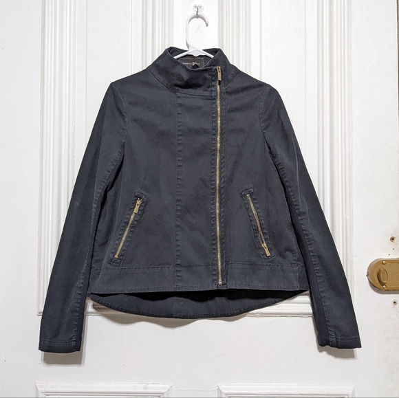 BCBGMaxAzria | Jackets & Coats | Stylish Bcbg Jacket In Dark Blue | Poshmark